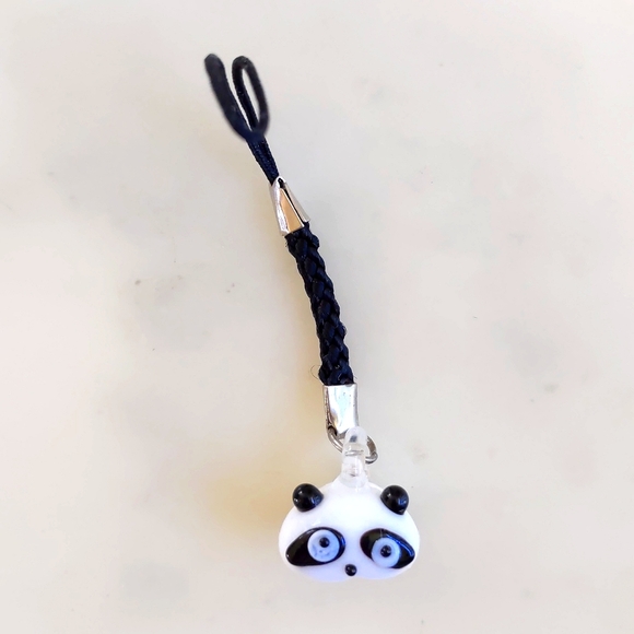 Toys | Rarenwotvintage3d Blackwhite Panda Collectabl Glass ...